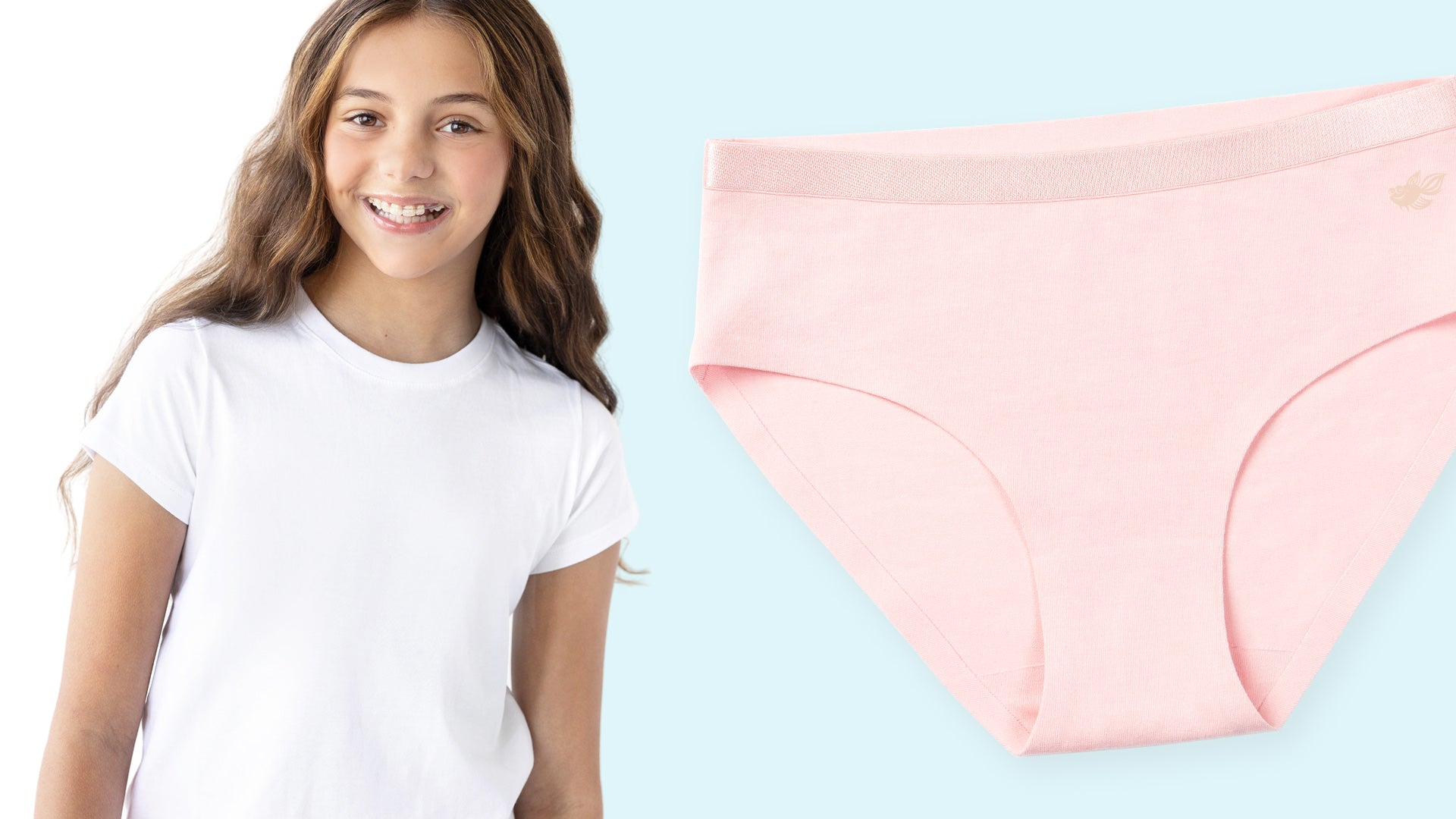 Bella Tween Girls Briefs - ComfySeam™ Cotton Modal | Lucky & Me