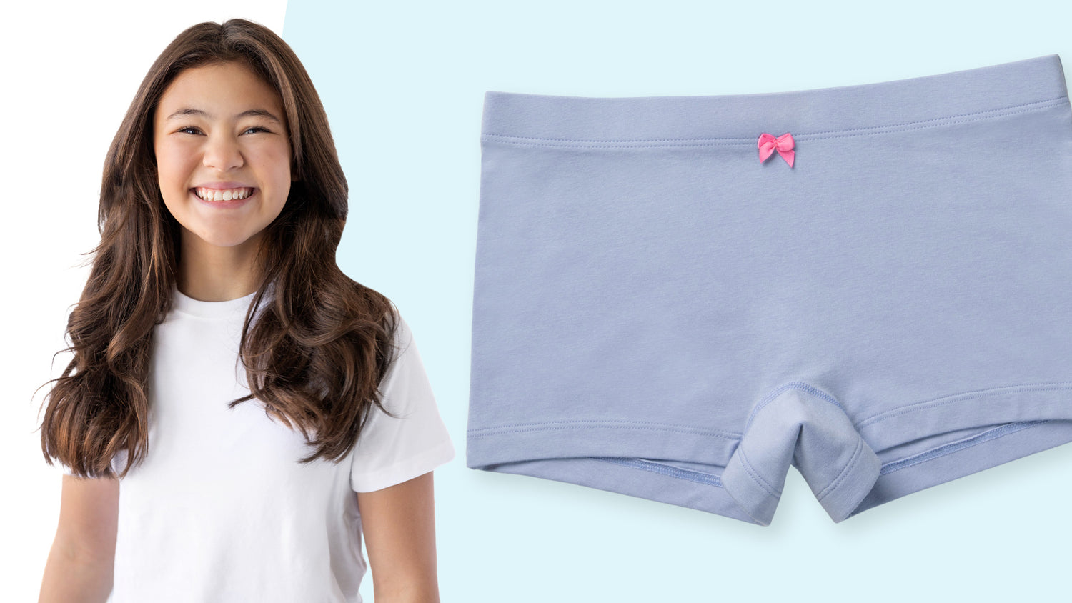 Sophie Tween Girls Shorties - Cotton Modal Undershorts | Lucky & Me